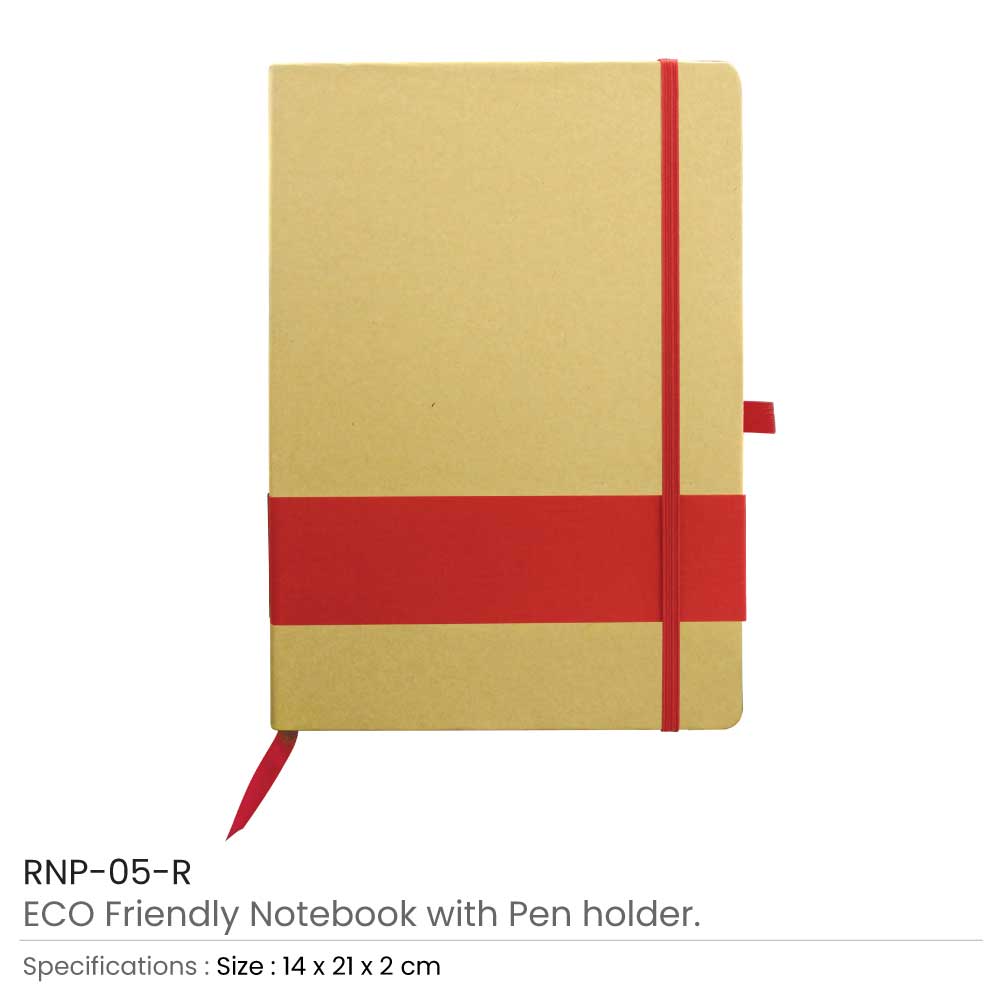 Eco-Friendly Notebooks with Pen Holder | Promotional Gifts Items Suppliers