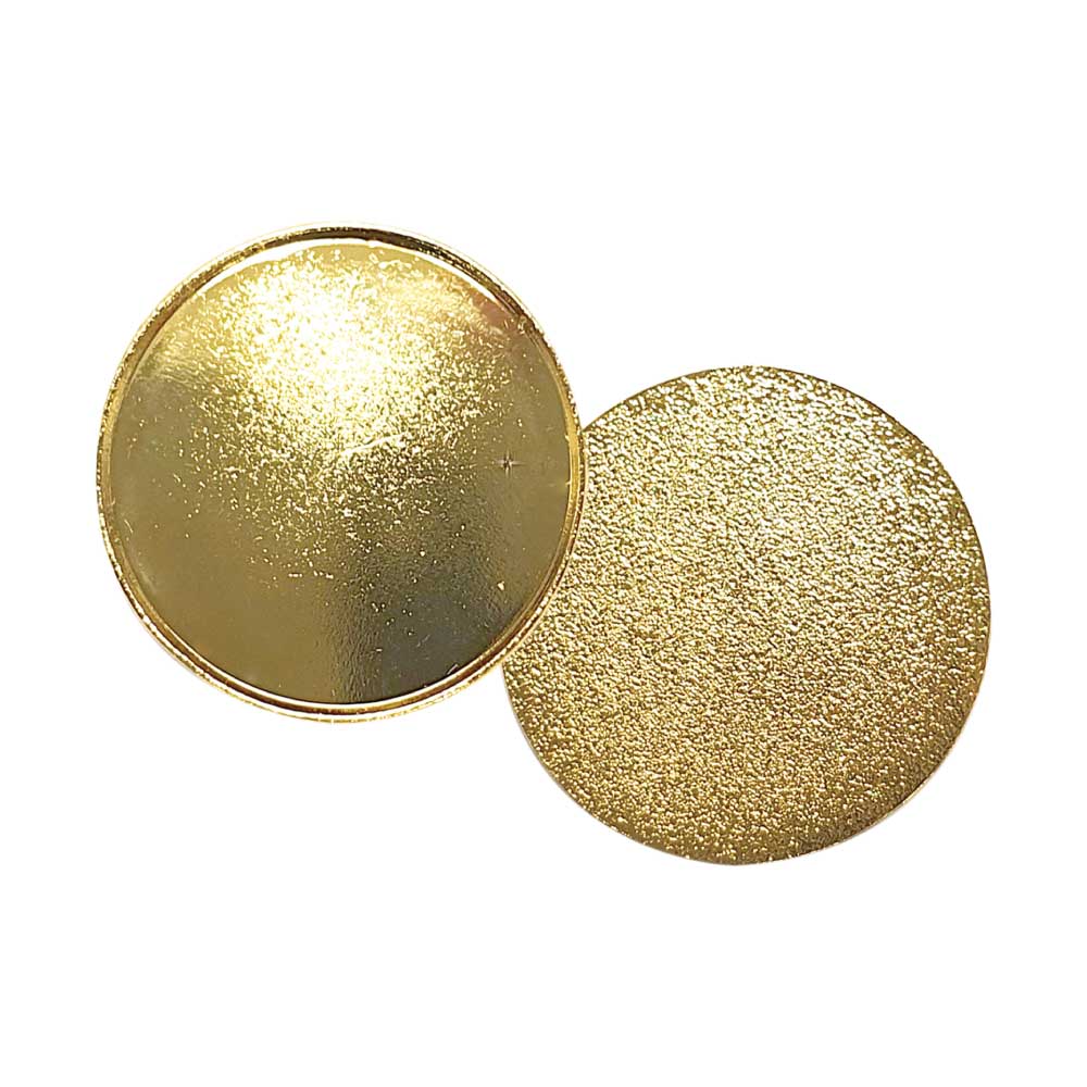 Gold Round Metal Badges | Promotional Gifts Items Suppliers