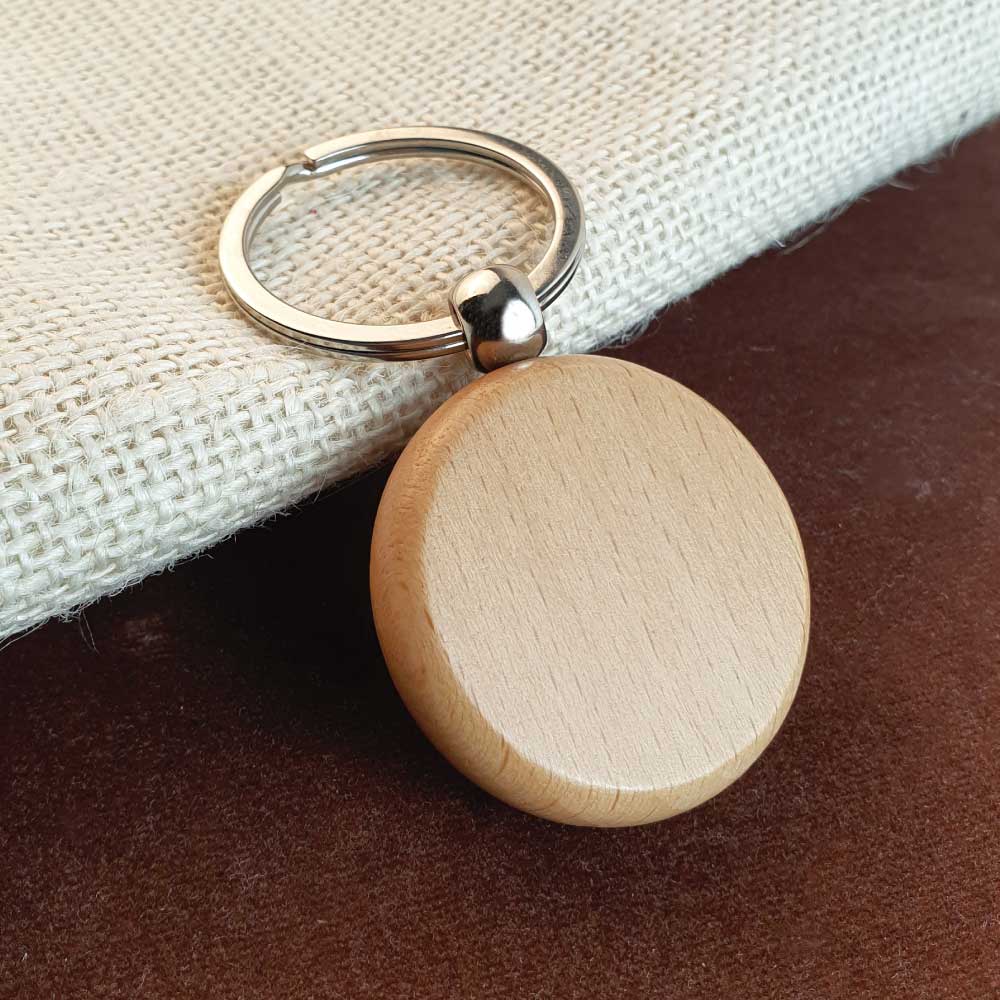 Round Wooden Keychains | Promotional Gifts Items Suppliers