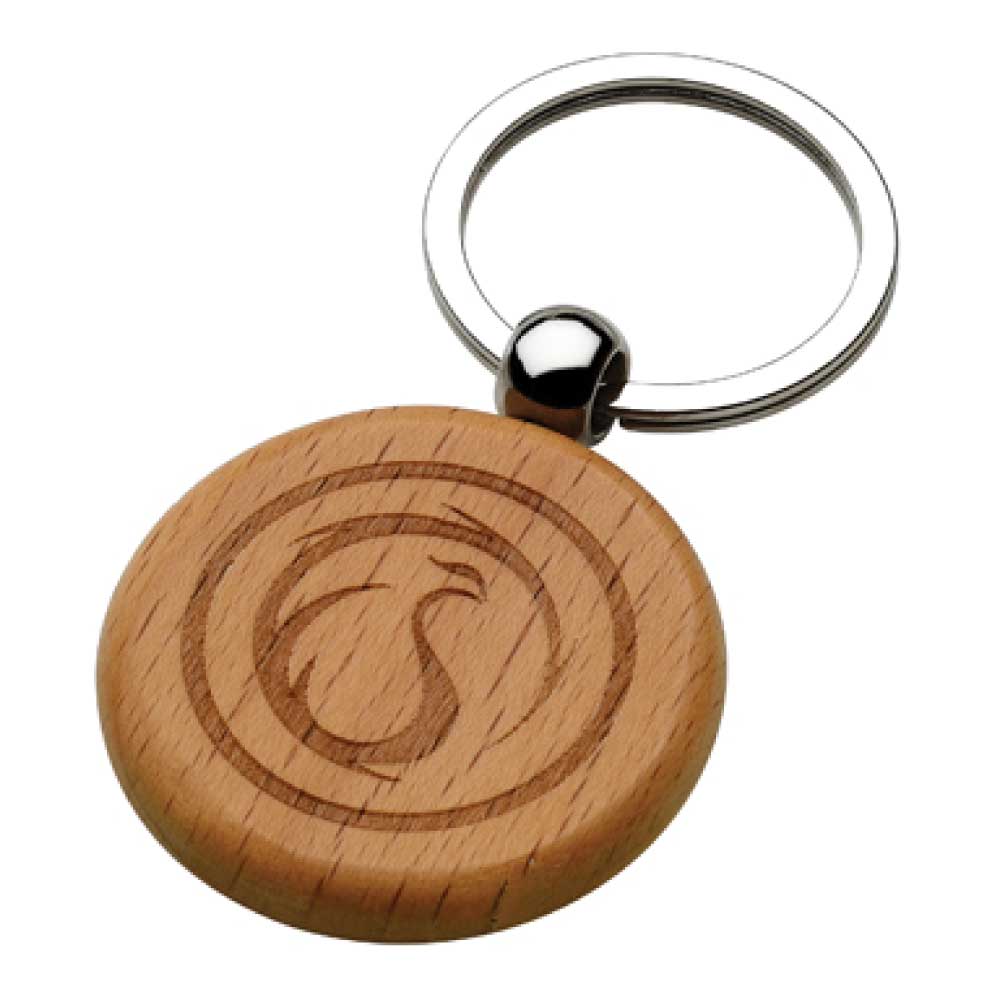 Round Wooden Keychains | Promotional Gifts Items Suppliers