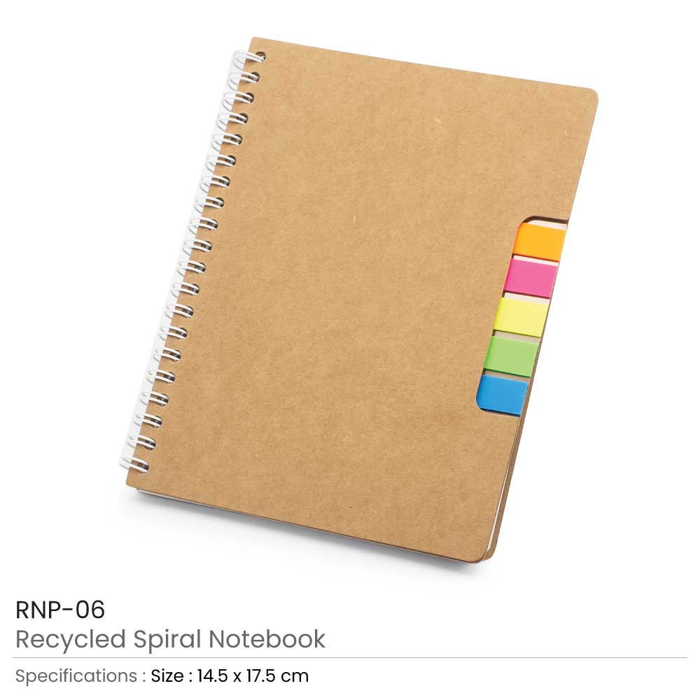 Spiral Notebook with Sticky Note and Pen | Promotional Gifts Items ...